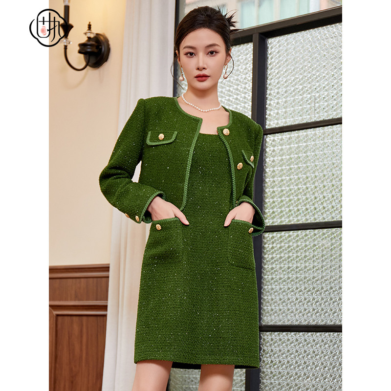 Stubborn autumn new temperament small fragrance square collar ...