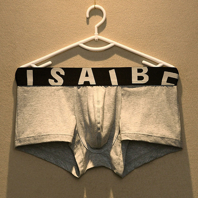 Men's panties pure cotton flat trousers youth personality trendy ...