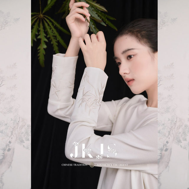 JKJS Silkwooddale Spring and Autumn T-shirt 2025 new women's long ...