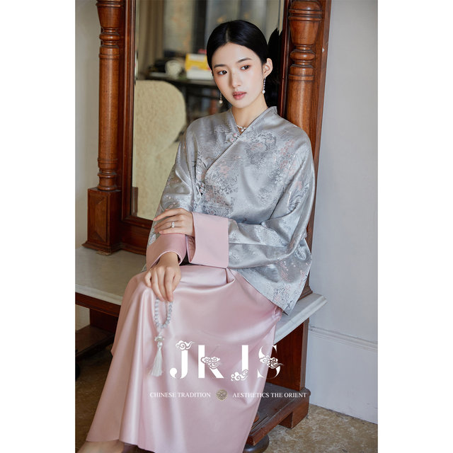 JKJS new Chinese style brocade jacket high-end women's Chinese style ...