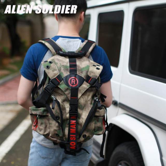 Upgrade Multifunctional Eat Chicken Camouflage Travel locomotive Helmet ...