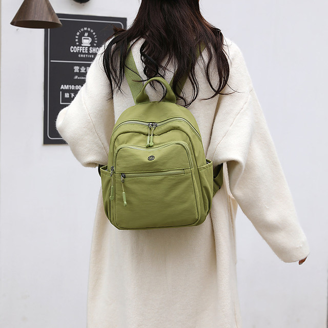 Oxford cloth backpack women's new style simple, lightweight and ...