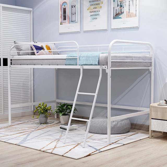 Iron Elevated Beds on the bedside bed, family children's dwarf LOFT ...