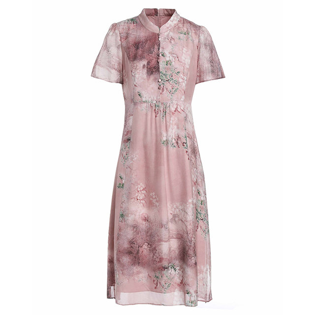 Giovanni Fashion Silk Dress Summer New Heavy Mullet Silk Shopping Mall ...