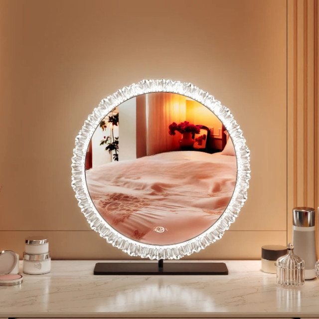Cosmetic mirror Internet celebrity acrylic with lighted atmosphere ...