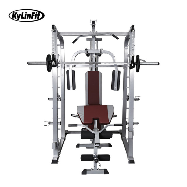 Commercial-grade squat rack, bench press rack, Smith machine ...