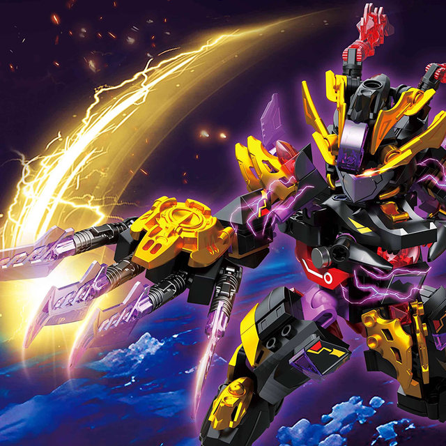 Zhe Gao Guofeng mecha Guan Yu Zhao Yun Lu Bu Sun Wukong assembled ...