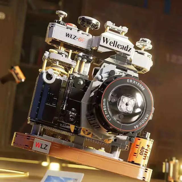 Retro Digital Nikon Canon Camera Simulation Board Model Boys Dotted ...