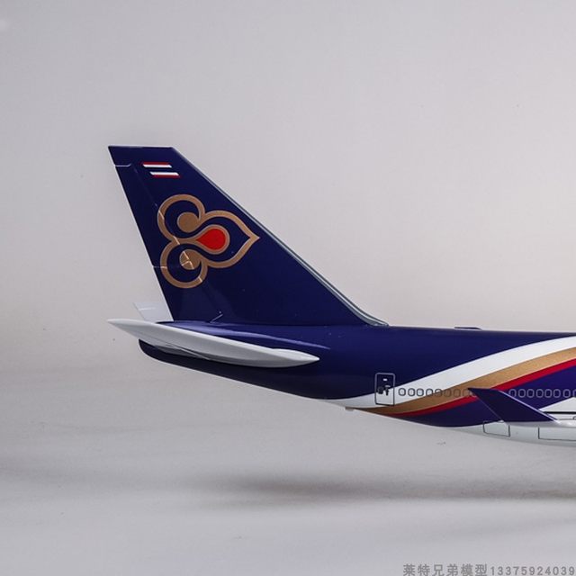 1: 150 Thailand Airlines Thai Airlines 747 Boeing B747 model aircraft ...
