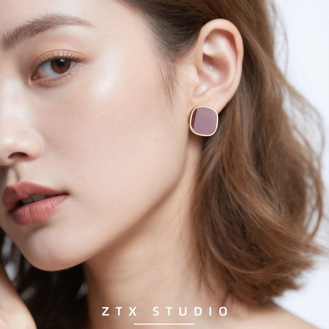ZTX retro Hong Kong style ear clip without ear piercings for women ...