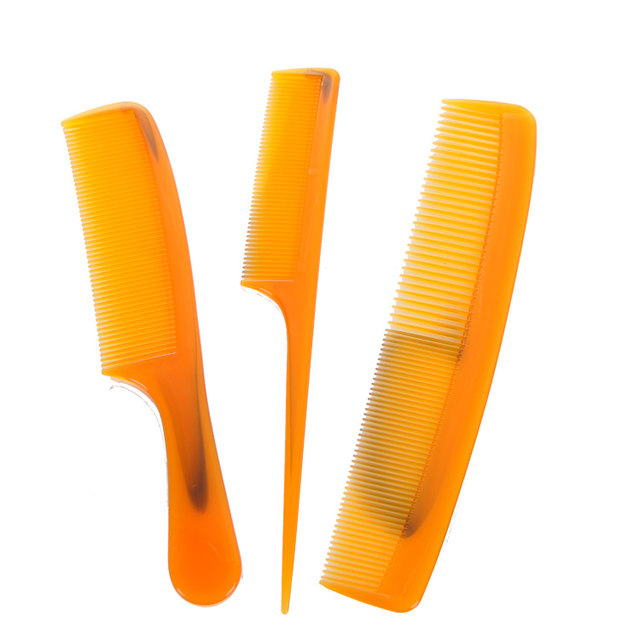 Beef tendon comb mirror four-piece set beef tendon comb long hair small ...