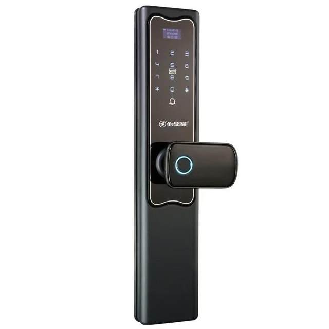 Gold Dot Atom Old-style Anti-theft Door Lock Fingerprint Lock Password ...