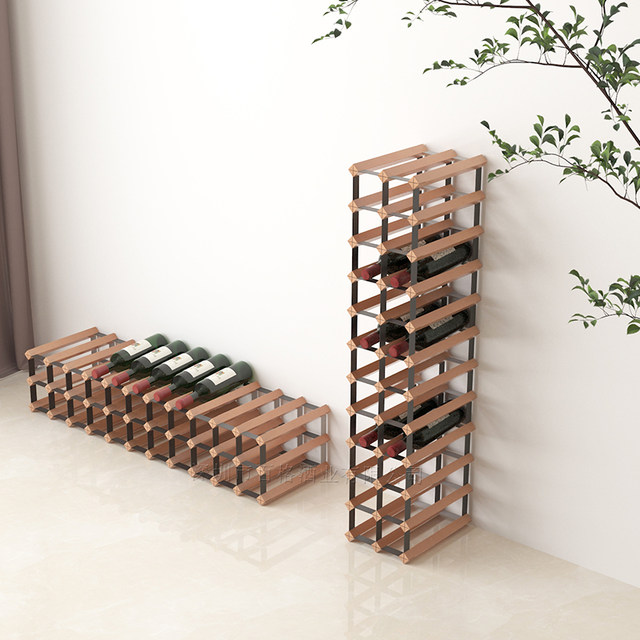 Wine rack simple modern red wine shelf wine cabinet setting rack home ...