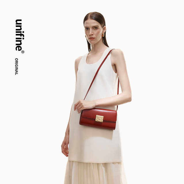 Unifine new French stick bag high -level texture shoulder -length ...