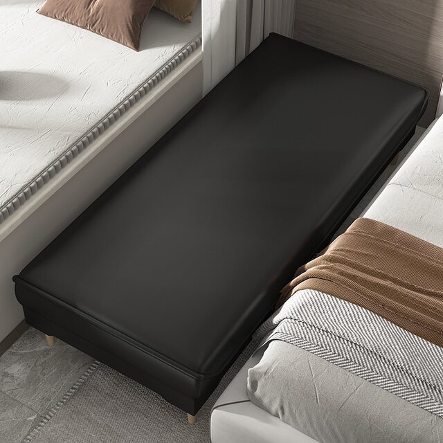 Bed with long bench bed single -person lunch break bed bedroom splicing ...