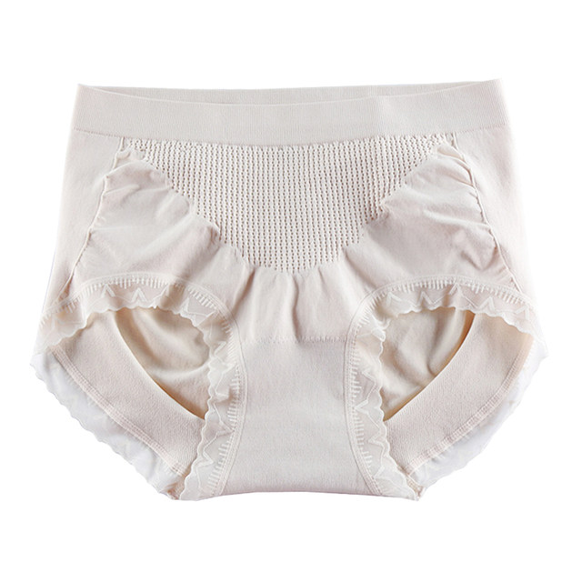 Half-moon honeycomb tummy control underwear for women Modal mid-waist ...