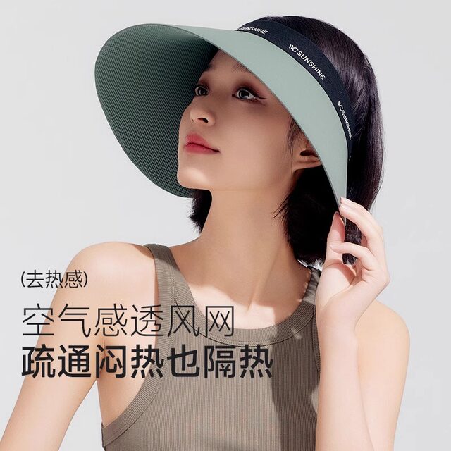 VVC sunscreen hat female ultraviolet shading sports outdoor empty top ...