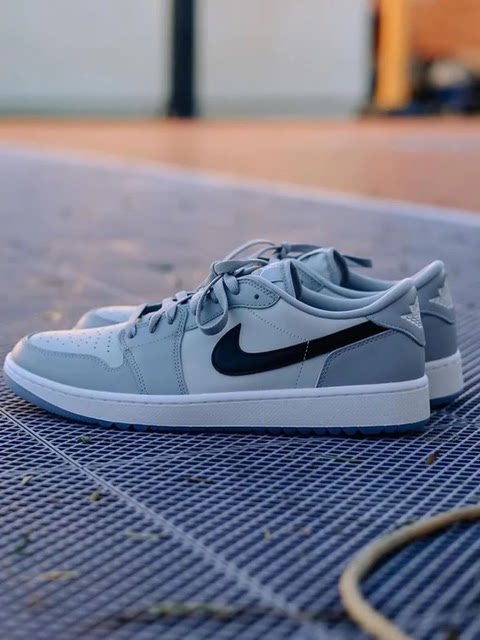 Air Jordan 1 AJ1 Wolf Grey Men's Retro Low Top Sneakers DD9315-002