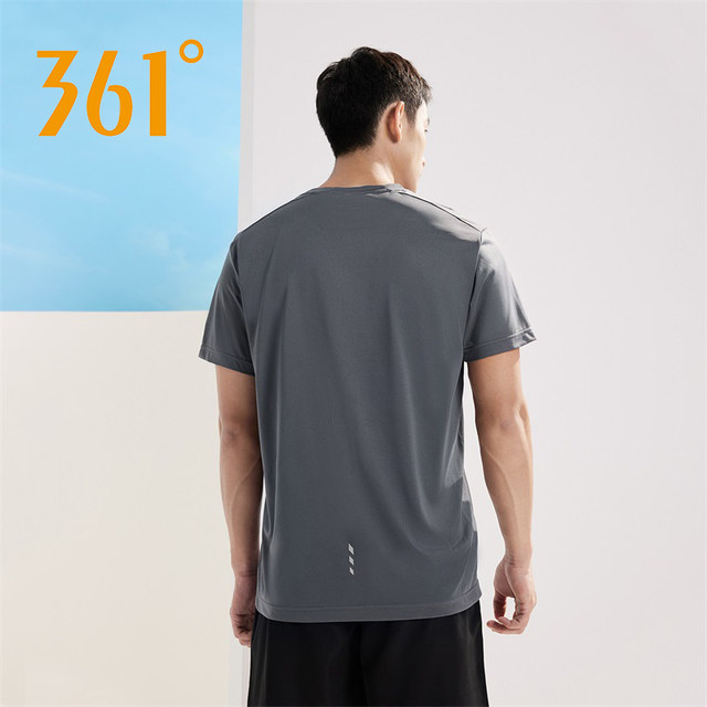 361 sports T-shirt men's 2025 summer new style lightweight quick-drying ...