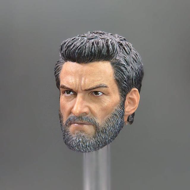 1/6 soldier head carved Wolverine 3 no neck head carving dead.