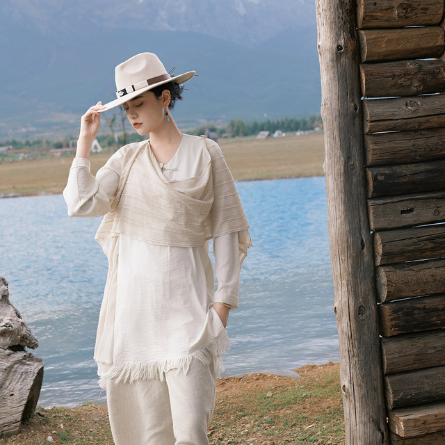 Zen Yin Chinese -style Zen clothes Zen -style cotton and linen clothing ...