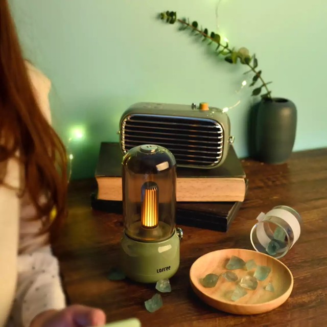 LOFREE Luo Fei Poison Bluetooth speaker charging candlelight lighting ...