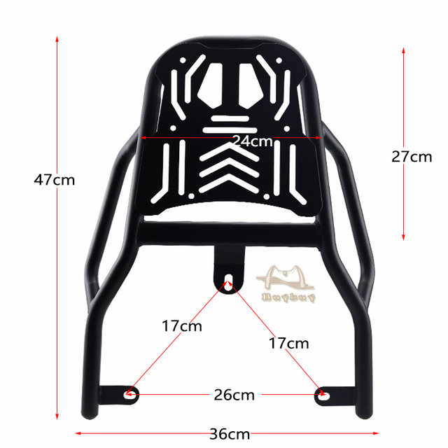 Emma electric vehicle Luhao A107 rear shelf A118 Commander AB06 tail ...