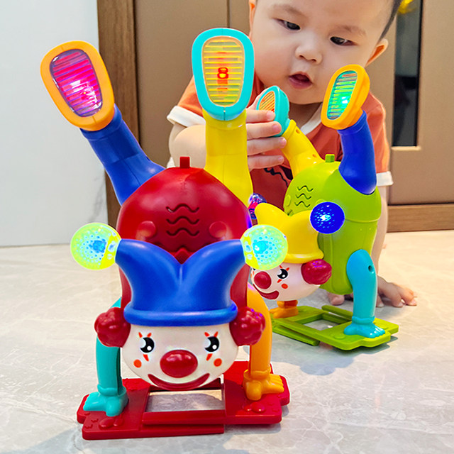 Children's electric handstand dancing clown 0-1 to 2 years old 3 baby ...