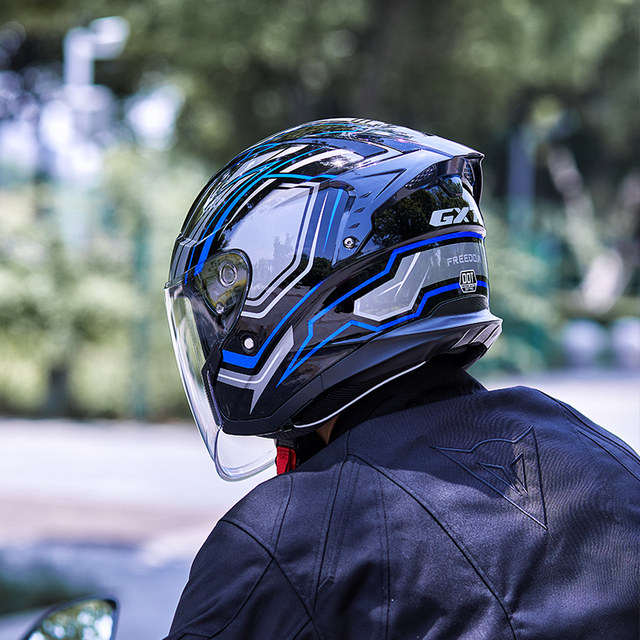 GXT motorcycle helmet 3C certified four-season universal half helmet ...