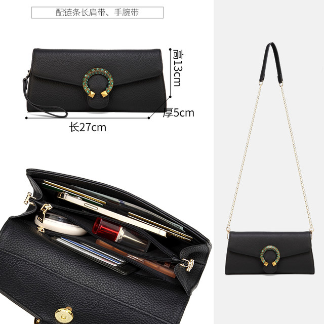 High-end head layer cowhide clutch bag female temperament 2025 new ...