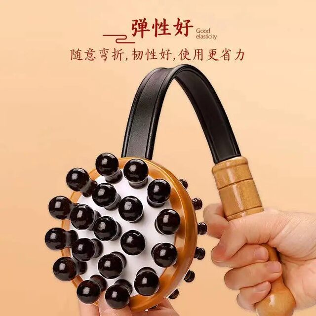 Massage Hammer Meridian knocking device solid wood handheld shoulder ...