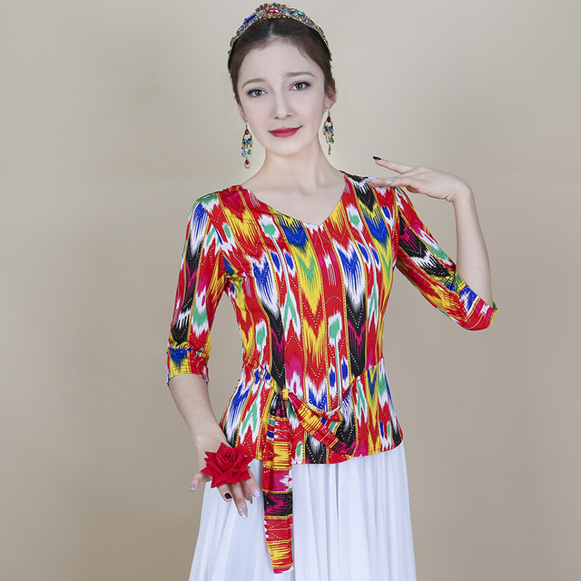 Xinjiang dance tops become national style Aidles costume square dance ...