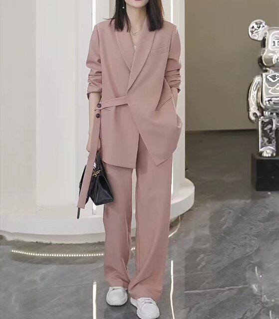 2025 early spring suit fat mm200Jin [Jin equals 0.5 kg] Suit suit for ...