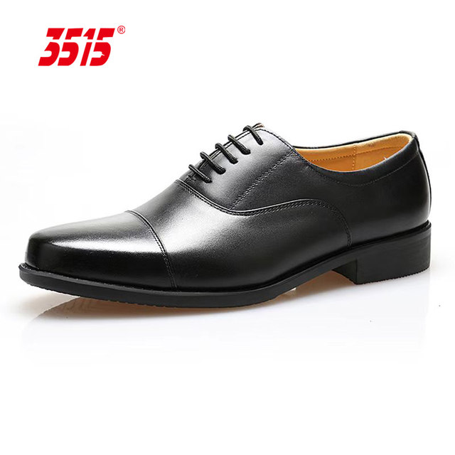 Jihua 3515 authentic leather shoes for men in spring and autumn summer ...