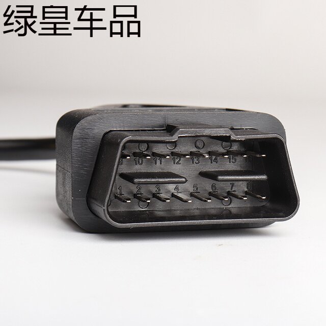 Automobile 16-pin truck OBD2 detection and diagnosis interface ...