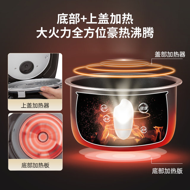 Elephant printing rice cooker Household multifunctional small rice ...