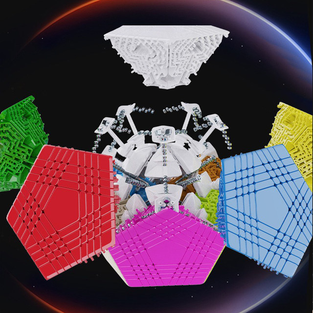 New product Yuxin Huanglong Magnetic Nine -level Five Rubik's Cube High ...