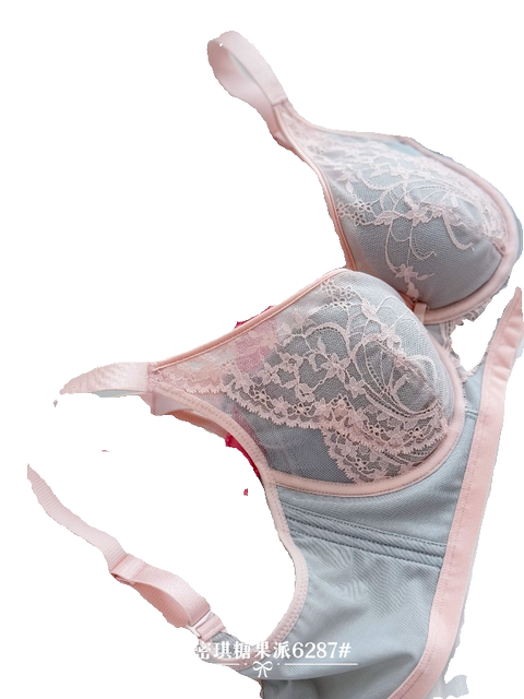 Zhumiqi 6287 thin B cup bra cloud mousse cup candy pie sexy side push ...