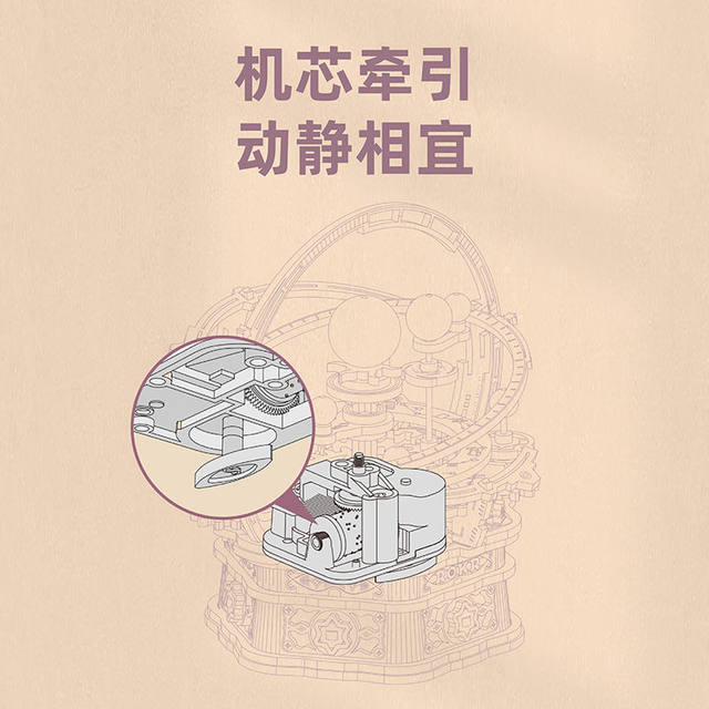 Ruoye Ruoke Star Love Music Box DIY Handmade Music Box Wooden Assembly ...