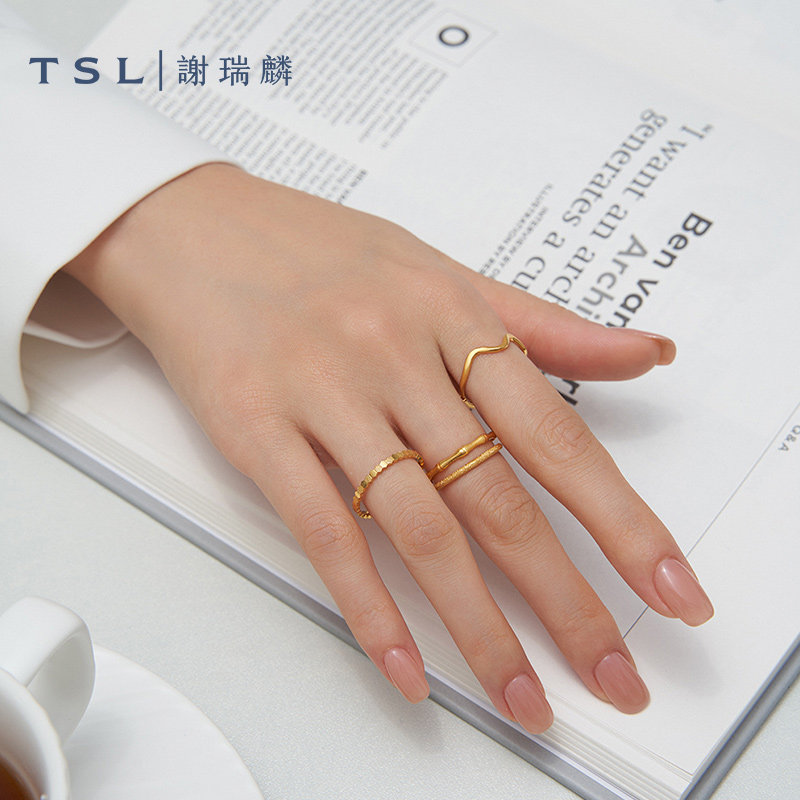 Cincin Emas Sarang Lebah TSL Xie Ruilin Love Nest YS507