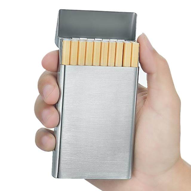 German Mooii stainless steel cigarette box fine cigarette box men's ...