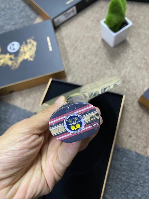 Genuine STIGA Gold Label Carbon 45 Zhu Yu Lingling Style Red Label ...