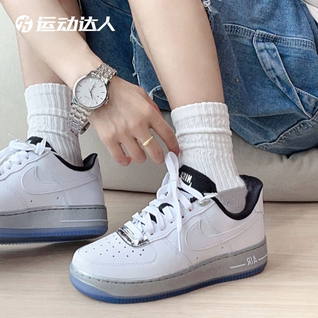 Nike women's shoes Air Force 1 Air Force 1 light brown retro casual AF1 ...