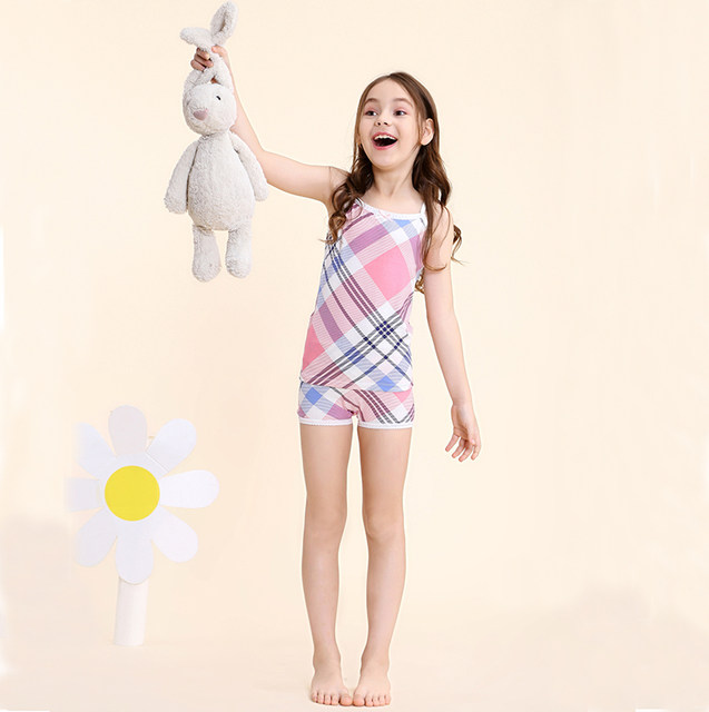 Adamifo girls' camisole pure cotton suit new spring and summer ...