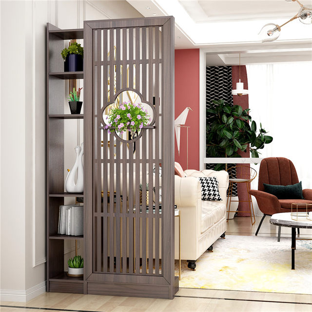 Screen partition shelf living room simple modern small apartment new ...