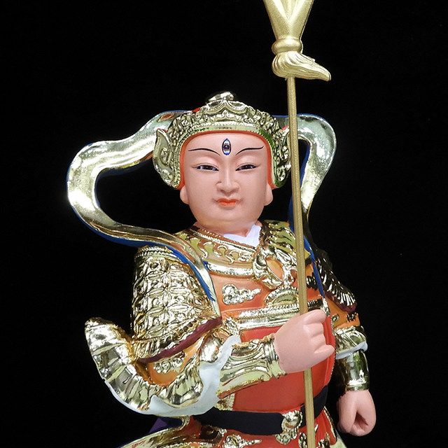 Resin statue of Erlang God, Yang Jian seated Buddha statue, 1216-inch ...