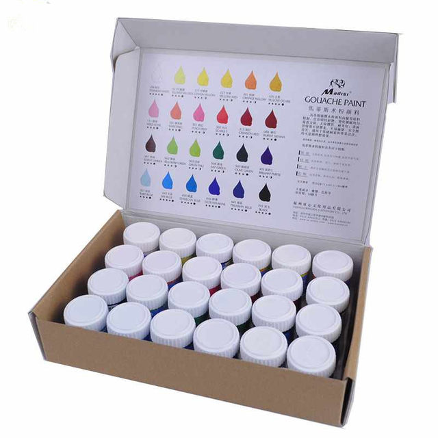 Mattis Ronglong Pigment 24 Colors 24 bottles/22ml Non -toxic Design ...