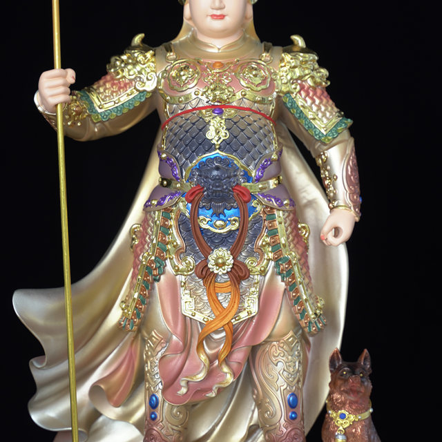 Erlang God Yang Jian ornaments Erlang Yang Jian Roaring Heavenly Dog ...