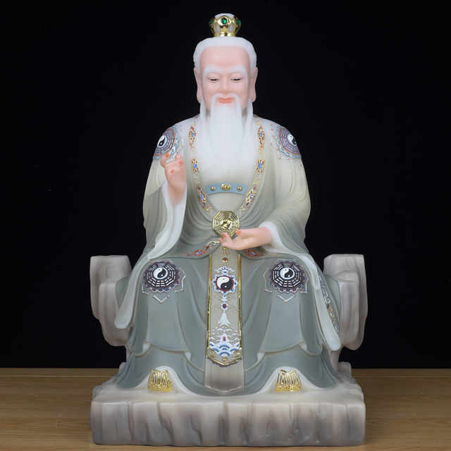 Hongjun Ancestor Statue Home Worship Hongjun Taoist Statue Real Body ...