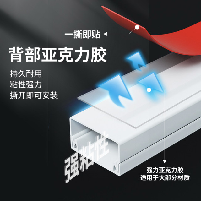 pvc wire trough exposed wire trough self-adhesive fiber optic simple ...